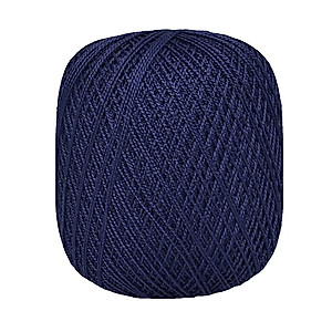 Ciruclo Queen Yarn for Crocheting and Knitting Yarn - 100% Egyptian Cotton Yarn, Combed, Gassed and Mercerized - Crochet Thread - Lace Thread, 8/2, 741 yds, 3.5 oz – Teal Yarn - 2856