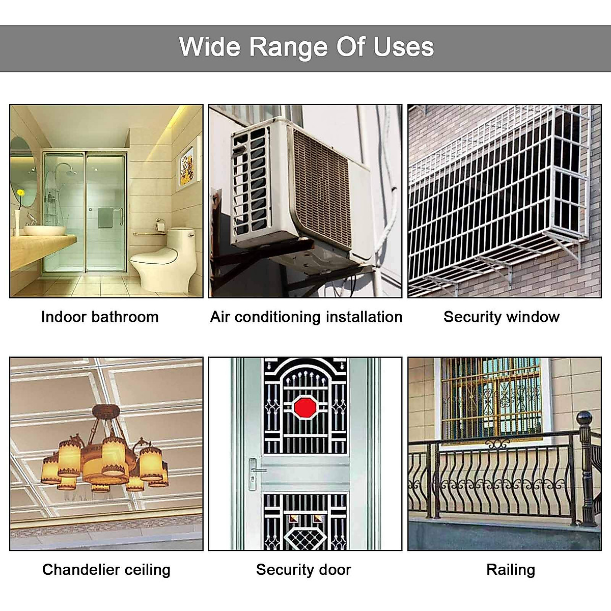 Micro Traders 20Pcs Expansion Bolts 304 Stainless Steel External Hex Nut Expansion Screw Bolts Sleeve Anchors Heavy Duty M6x80mm M8X60mm