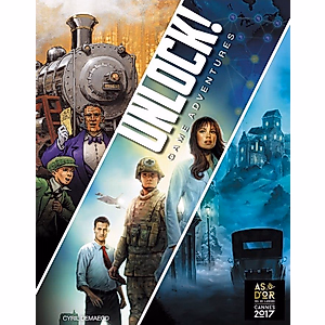 UNLOCK! Game Adventures Card Game - Escape Room-Inspired Cooperative Adventure, Fun Family Game for Kids and Adults, Ages 10+, 1-6 Players, 1 Hour Playtime, Made by Space Cowboys