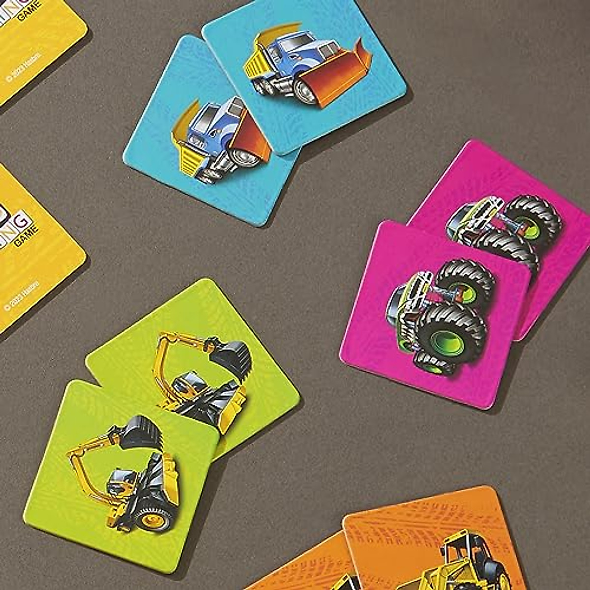 Hasbro Gaming Trucks Matching Game | Preschool Games for Boys & Girls | Memory Card Game | Easter Gifts for Kids | Ages 3+ (Amazon Exclusive)