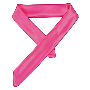 SATINIOR Chiffon Scarf Square Neck Scarf Handkerchief Retro Satin Ribbon Scarf for Women Girls
