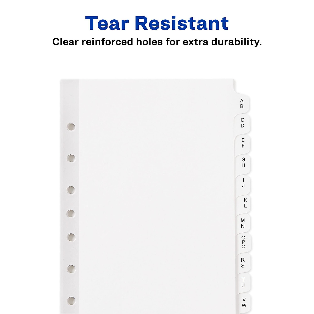 Avery 11313 Preprinted Tab Dividers, 12-Tab, 8 1/2 x 5 1/2