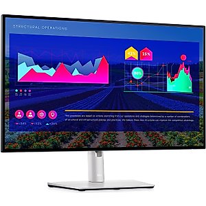 Dell UltraSharp 27 Monitor (U2722D) 27-inch QHD with 2560x1440 Resolution, Comfortview Plus, Infinity Edge