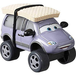 Disney Cars Toys Pixar Cars Die-Cast Oversized Leroy Traffik with Snow Tires Vehicle, Collectible Toy Truck Gifts for Kids Age 3 and Older, Multi