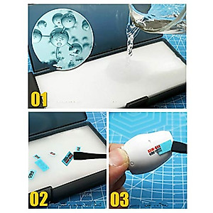 Water Decals Sticker Operated Box with Decal Tweezers Model Craft Airplane Hobby Tools