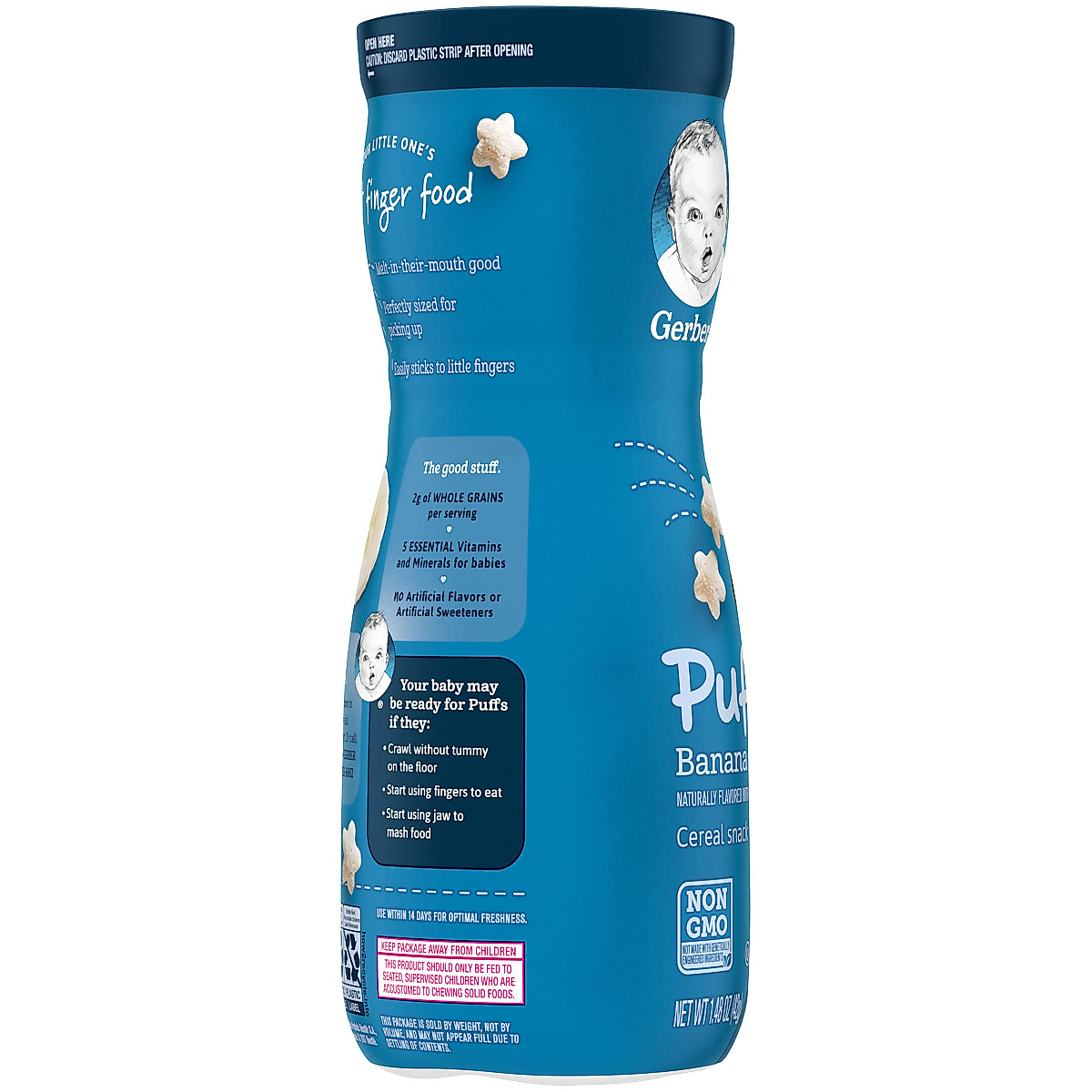 Gerber Graduates Puffs Banana , 1.48 oz