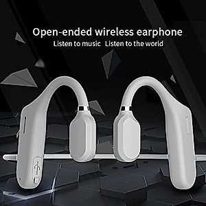 NC DYY-1 Bone Conduction Bluetooth Headset Wireless Two-Ear Motion Waterproof 5.0 Wireless Ear-Mounted Does not Enter The Ear Black