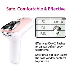 VEME IPL Hair Removal for Women Permanent, at-Home Hair Removal Device Painless for Facial Whole Body, FDA Cleared, Effective Reduction in Hair Regrowth, More Professional Hair Remover, Upgraded