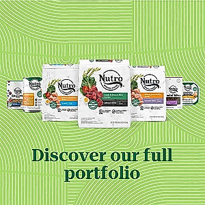 Nutro Natural Choice Adult Small Bites Dry Dog Food, Chicken & Brown Rice Recipe Dog Kibble, 5 lb. Bag