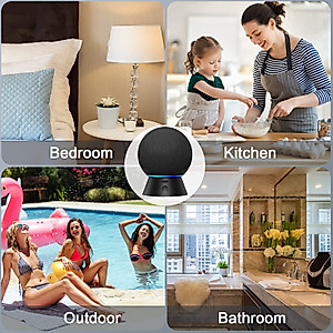 Battery Base for Echo 4th Generation（NOT Echo dot, Cirtek Portable Alexa Echo Battery Base,Large Capacity Battery Long Playtime,Indicator Light Can Be Turn Off (Not Include Echo 4th)