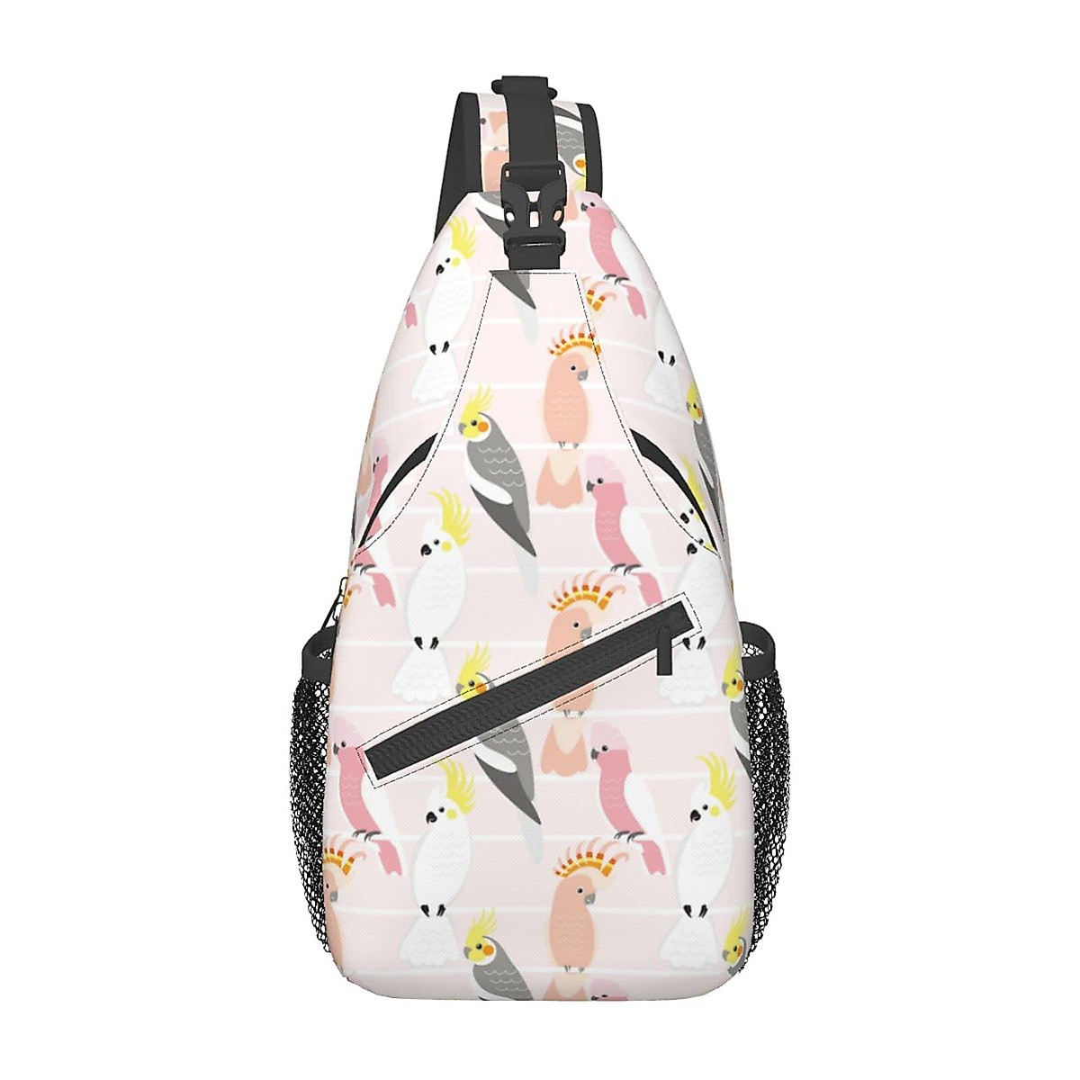 Parrot Sling Bag, Chest Bag Daypack, Crossbody Sling Backpack for Travel Sports Running Hiking