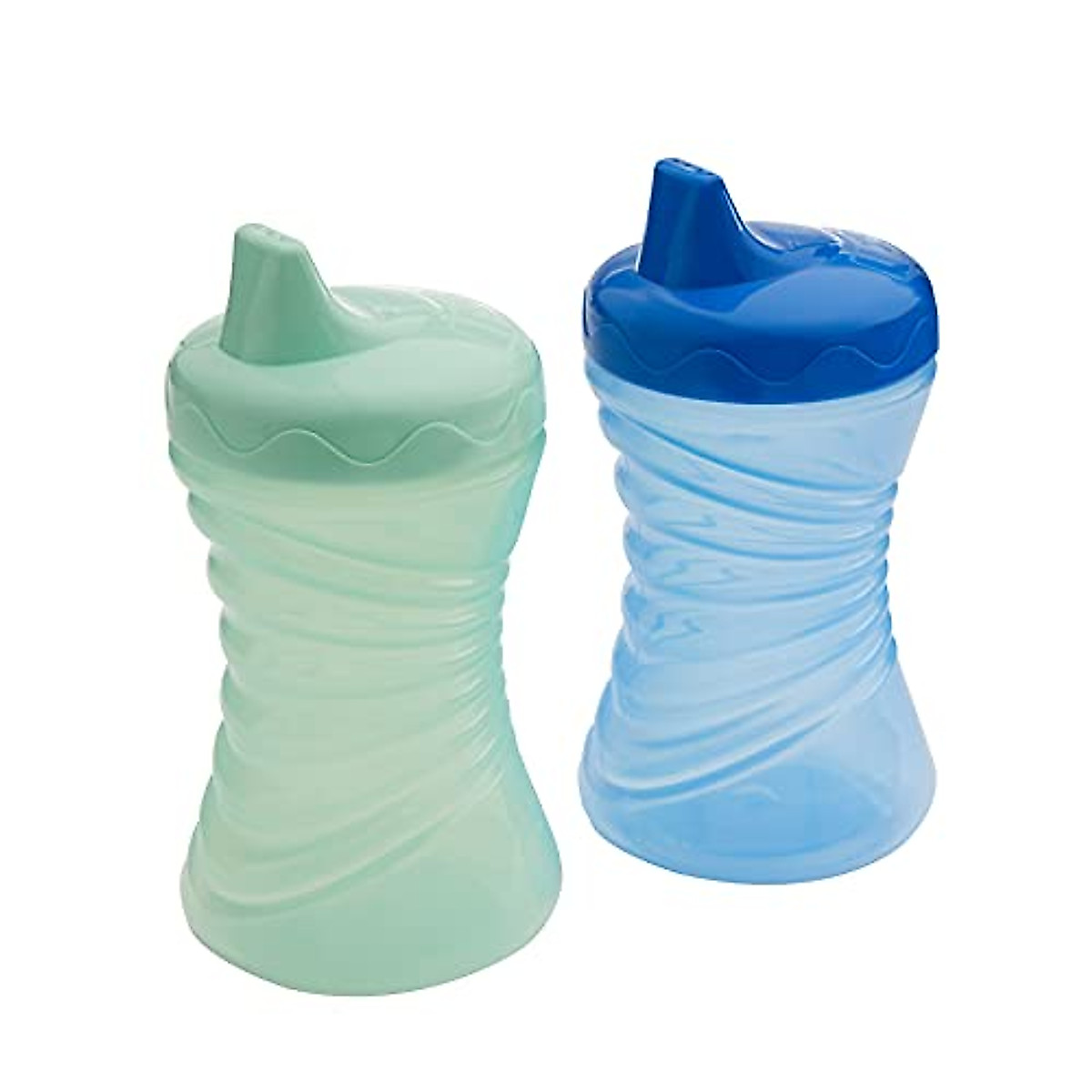 Gerber Graduates Fun Grips Hard Spout Sippy Cup (Colors may vary), 10-Ounce, 2 cups