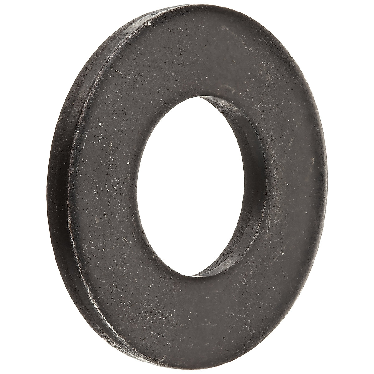 Small Parts Steel Flat Washer, Black Oxide Finish, ASME B18.22.1, 1/2" Screw Size, 17/32" ID, 1-1/16" OD, 0.095" Thick (Pack of 50)