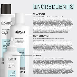 Nioxin Scalp Recovery Anti-Dandruff System Kit for Itchy & Flaky Scalp, Pyrithione Zinc, 6.8 fluid ounce (Packaging May Vary)
