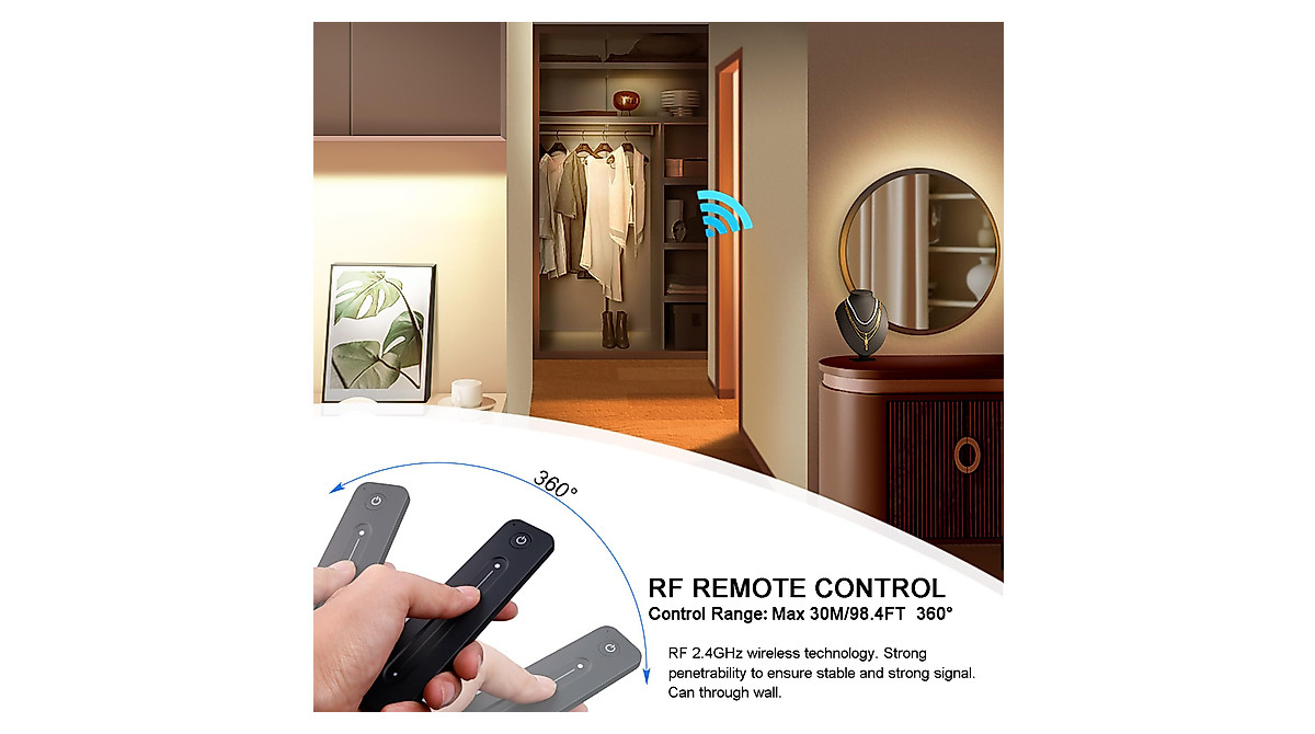 JOYLIT LED Dimmer Switch with Remote - Smooth Control