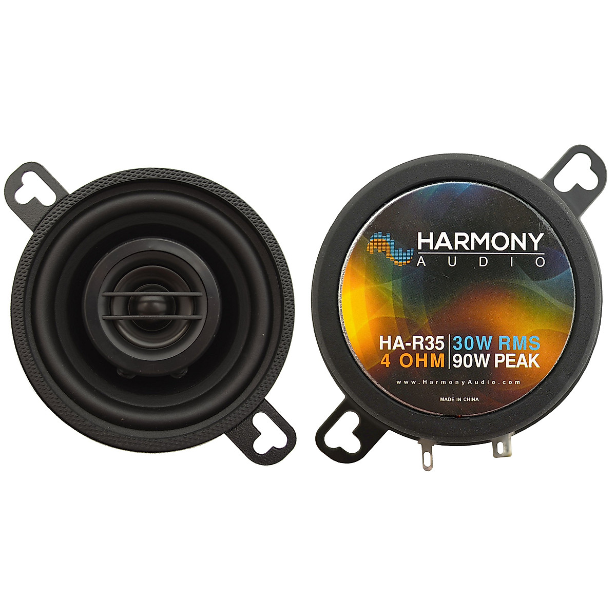 Harmony Audio HA-R35 Car Stereo Rhythm Series 3.5" Replacement 90W Speakers