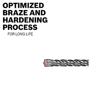 BOSCH (Universally Compatible Accessory) HCST006 6-Piece SDS-Plus Shank Chisel and Carbide Masonry Trade Set