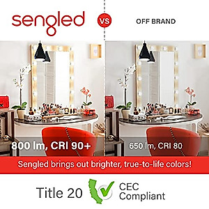 Sengled Smart Light Bulb, Bluetooth Mesh Bulb That Works with Alexa Only, Standard A19, Dimmable Daylight 5000K, E26 60W Equivalent 800LM, 4 Pack – A Certified for Humans Device