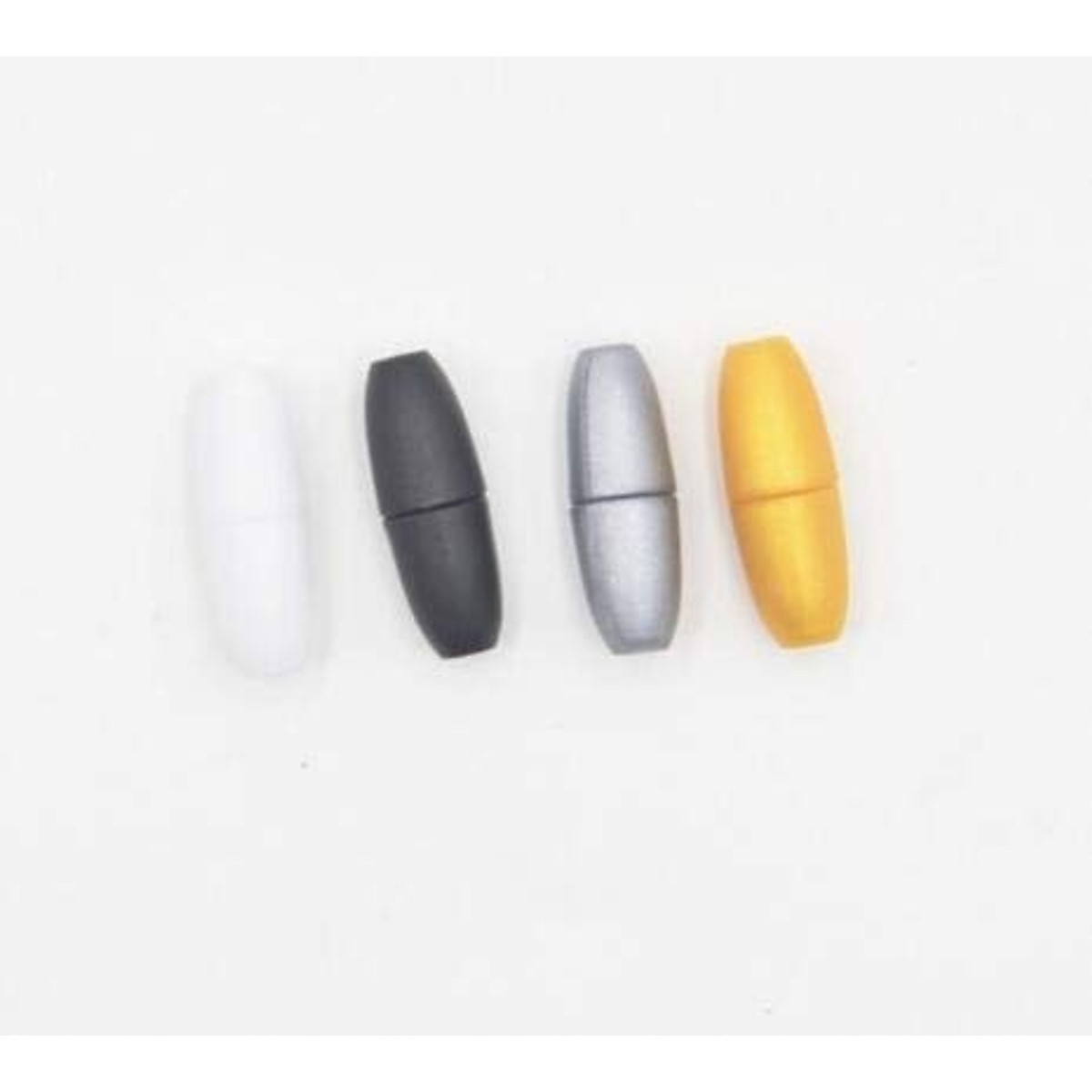 Sopeace 50pc Break Away Safety Clasp for Teething Necklaces and Bracelets Plastic Breakaway Clasps for Necklace (Black)