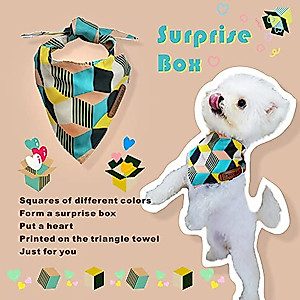 DeerBAO Dog Bandanas 4Pack,Dog Scarf,Dog Bandanas boygirl,Premium Durable Fabric,Adjustable Fit,Unique Shape,Suitable for All Kinds of Dogs,Provide Various Sizes(Large, Plaid)