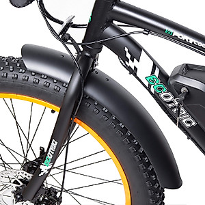 ECOTRIC Rear Rack + Front & Rear Fenders Fit ECOTRIC 26" Fat Tire Ebike, 26" Rocket Ebike