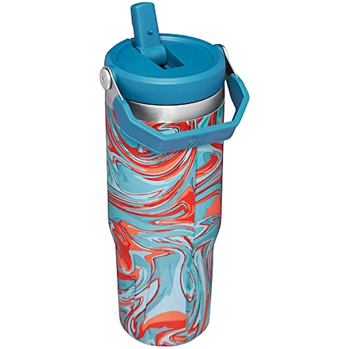 Stanley IceFlow™ Flip Straw Tumbler 30oz Pool Swirl