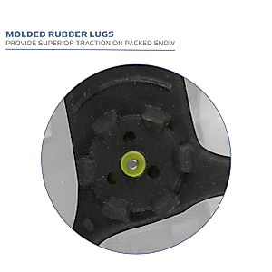 Yaktrax Spikes for Walking on Ice and Snow (1 Pair), Alloy steel