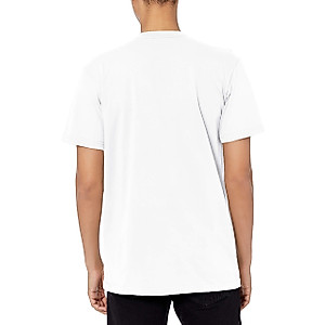 RVCA Men's Graphic Short Sleeve Crew Neck Tee Shirt, Balance Box/White, Large