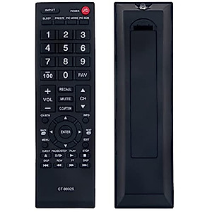 New CT-90325 Remote Compatible with Toshiba TV 40E200UM 40E210U 40E220U 40FT1 40FT1U 40FT2U 40FT2U1 40SL412 40SL412U 46G310U 46SL412U 55G310U 55G310U1 55HT1 55HT1U 22AV600U 19AV600U 32E200U
