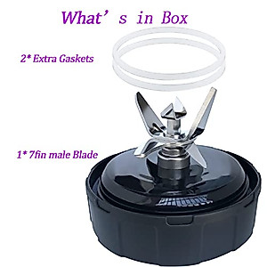 [ New Model] Replacement blender Blade for Ninja Accessories, Only Compatible with Nutri Ninja Foodi Power Blender SS150,SS151,SS300, SS350,SS351, SS351TGT, CO351B, SS100, SS101, SS101C, CO101B