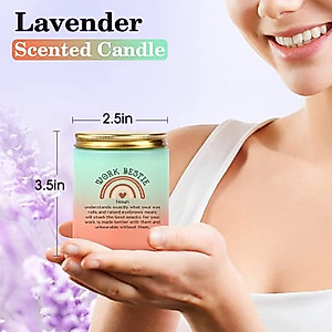 SOGLIM Work Bestie Definition Candle, Work Bestie Candle - Coworker Birthday, Bestie Gifts, Friends Birthday, Work Friend Gift, Birthday Gift for Coworker Friend - Employee Appreciation Gifts