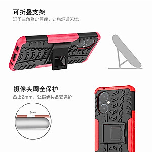 DAMONDY Case for OnePlus Nord N20 5G,Shock Tough Heavy Duty Cover Full Body Military Grade Protection Built in Kickstand Phone Case for OnePlus Nord N20 5G -Green