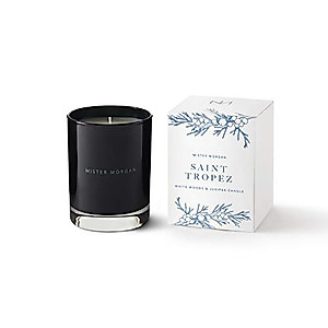Mister Morgan Saint Tropez, White Woods and Juniper Candle, 11 Ounces