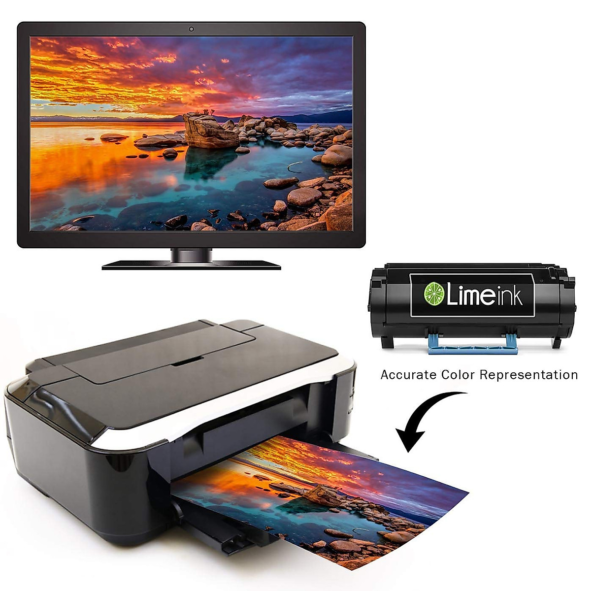 Limeink Compatible Toner Cartridge Replacement for Dell S2830dn Toner Cartridge High Yield Laser Toner (3000 Pages) S2830 2830 dn 2830dn Smart Series Printer Ink 1 Black