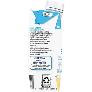 Boost Soothe Clear Nutritional Drink, Peach Mint, 8 FL OZ, 6-Pack