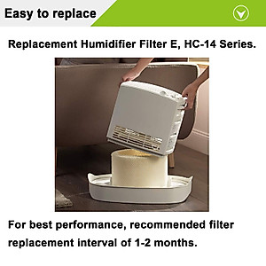Lemige 2 Pack HC14 Filter E Compatible with HC-14 Series HC-14V1 HC-14 HC-14N, Models HCM-6009 HCM-6011 HEV680 HEV685 Series