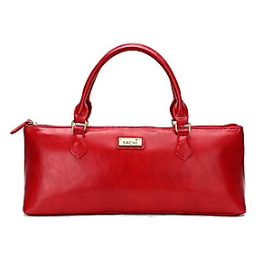 Sachi La Soir'ee Insulated Wine Purse Clutch Red