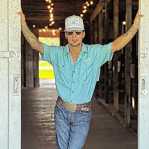 Salty Rodeo ICY OG Hat- Tall Crown White Yupoong Snapback Western Wear Snapback - One Size Fits Most