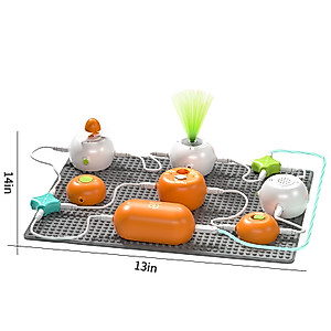 SNAEN Circuit Kits Circuit Blocks for Kids Electronics Exploration Kit DIY Electronic Blocks 100+ Projects, 30 Circuit Parts, Science Kits for Boys Girls, STEM Educational Toys for Kids 3+