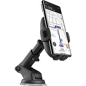 Encased XL Phone Holder for Google Pixel 6, 6 Pro Car Mount - Dash/Windshield Mounting with Large Case-Friendly Phone Grips (Ultra-Secure Suction Base)