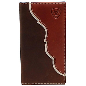 ARIAT Two Tone Shield Rodeo Wallet Tan