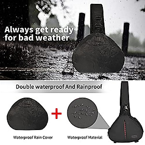CADeN Camera Bag Sling Shoulder Bag Camera Case Waterproof with Rain Cover Tripod Holder, Compatible for DSLR/SLR Cameras (Canon Nikon Sony Pentax) and Accessories Shoulder Camera Bag