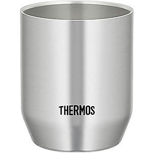 Thermos JDH-360P S Vacuum Insulated Cup, 12.2 fl oz (360 ml), Stainless Steel, Set of 2