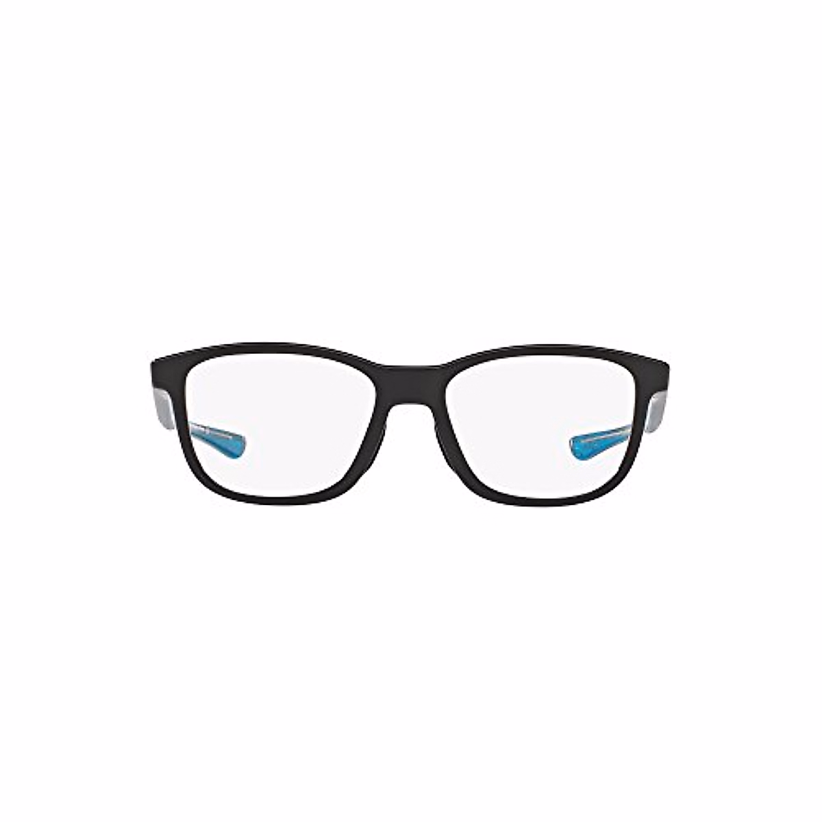 Oakley Ox8106 Cross Step Round Prescription Eyeglass Frames, Polished Black/Demo Lens, 50 mm