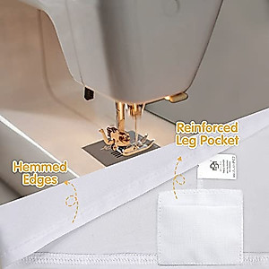 6 Pack White Fitted Spandex Table Covers - 6Ft Stretch Tablecloths for 6 Foot Rectangle Folding Tables Rectangular Bulk Linen Fabric Elastic Table Clothes for Wedding Banquet Party Buffet Display