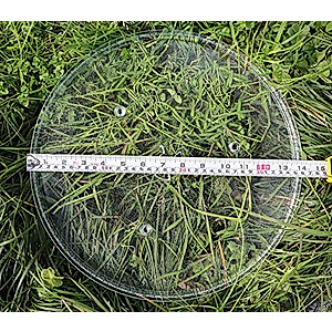 Meter Star 14 Inches(36CM) Microwave Glass Turntable for Samsung DE74-20002B,DE74-20002A,DE74-20002,1150157 Microwave Glass Cooking Glass Plate/Tray