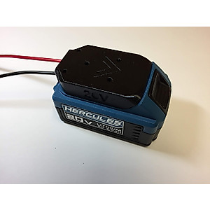 Terrafirma Technology 10AWG Battery Adapter for DeWALT or Hercules 20V Max 18v Dock Power Connector Robotics black