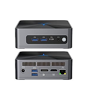 YLIMPC M3 i7 Mini PC, Intel i7 10810U 10th Gen 6-Core Processor up to 4.9GHz, 16GB RAM 500GB SSD Windows 11 Pro Small Desktop Computer with 2.5Gbps LAN/Bluetooth 5.0/WiFi/HDMI/DP/4K UHD Graphics