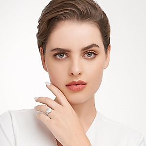 MORGAN & PAIGE .925 Sterling Silver Pavé-Set Cubic Zirconia Heart Ring - Size 7