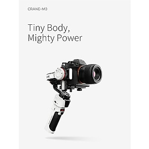 Zhiyun Crane M3 Handheld 3-Axis Camera Gimbal Stabilizer, Gimbal Stabilizer for Mirrorless Camera, Gopro, Action Camera, Smartphone